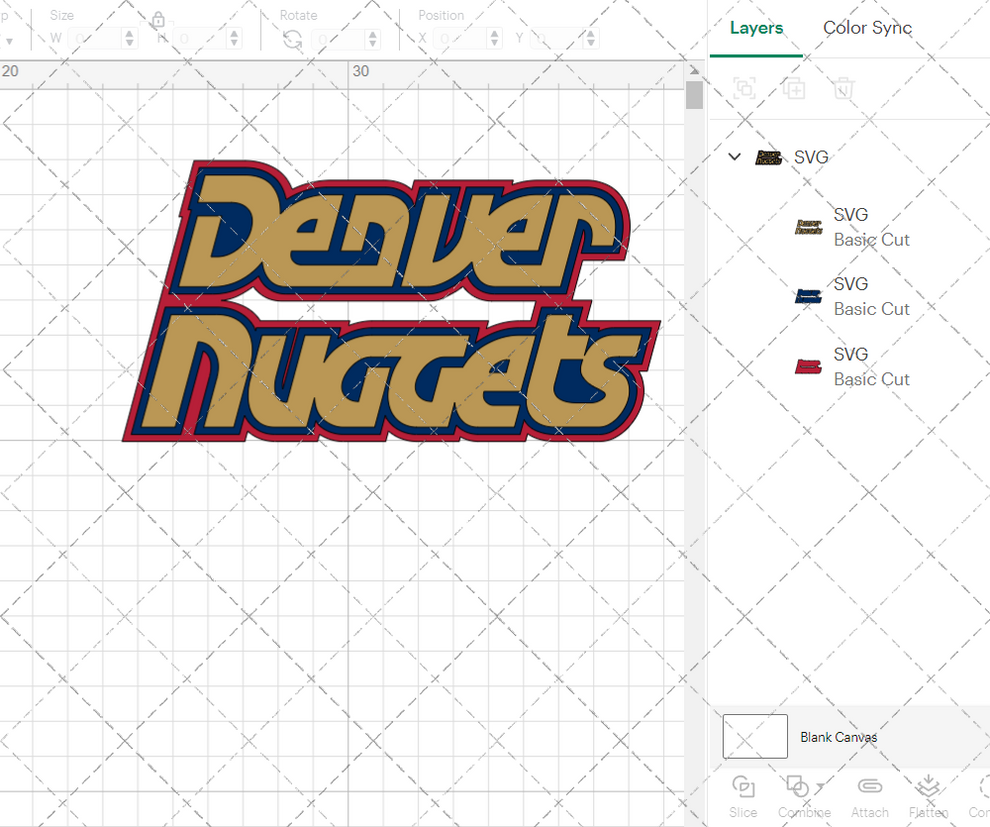 Denver Nuggets Wordmark 1993, Svg, Dxf, Eps, Png - SvgShopArt