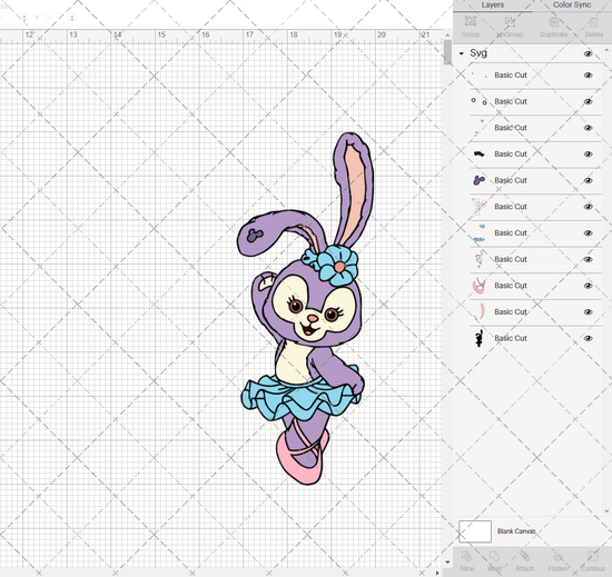 Stella Lou - Duffy and Friends, Svg, Dxf, Eps, Png - SvgShopArt