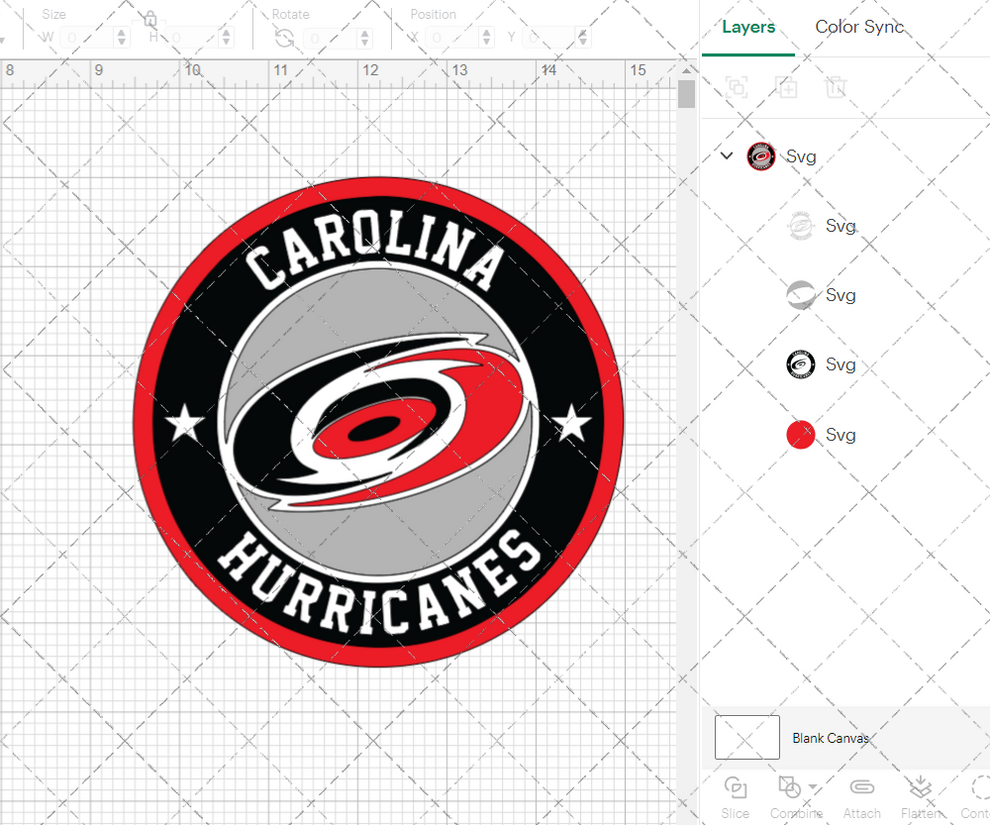 Carolina Hurricanes Circle 1997, Svg, Dxf, Eps, Png - SvgShopArt