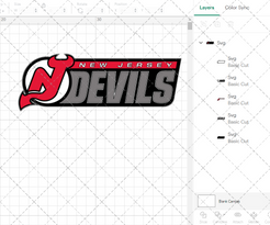New Jersey Devils Wordmark 1999, Svg, Dxf, Eps, Png - SvgShopArt