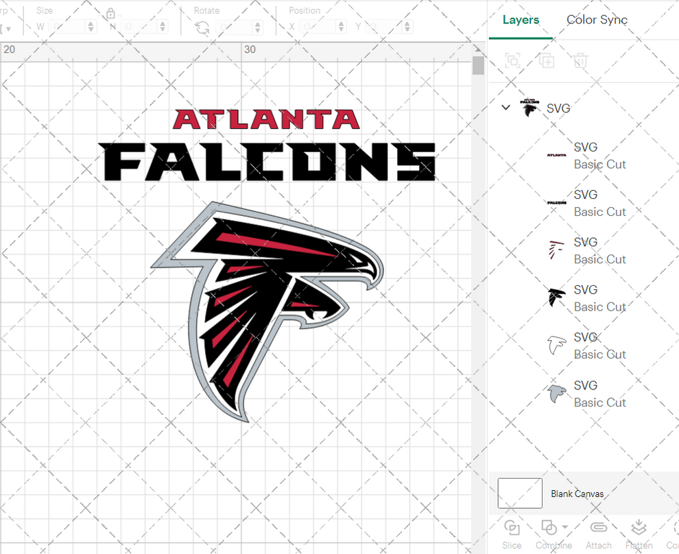 Atlanta Falcons Alternate 2020 002, Svg, Dxf, Eps, Png - SvgShopArt