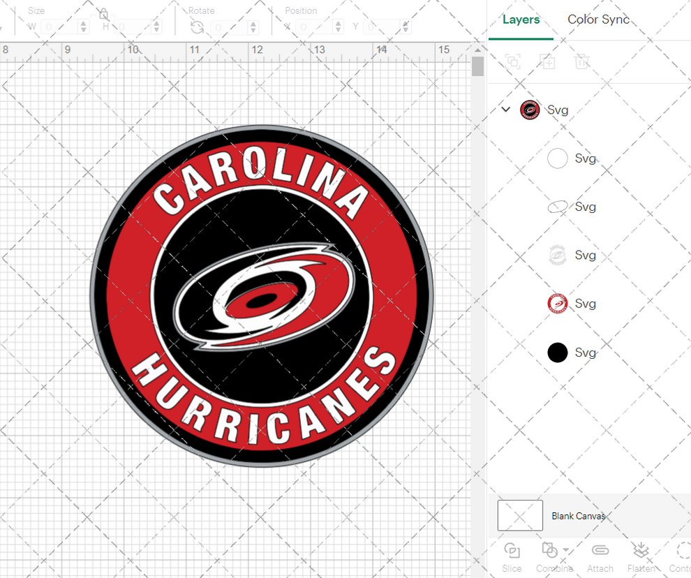 Carolina Hurricanes Circle 1997 002, Svg, Dxf, Eps, Png - SvgShopArt