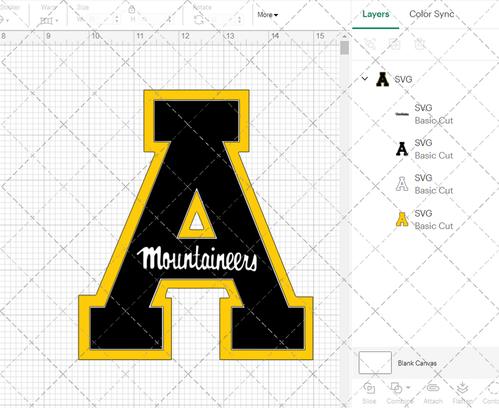 Appalachian State Mountaineers Alternate 2012, Svg, Dxf, Eps, Png ...