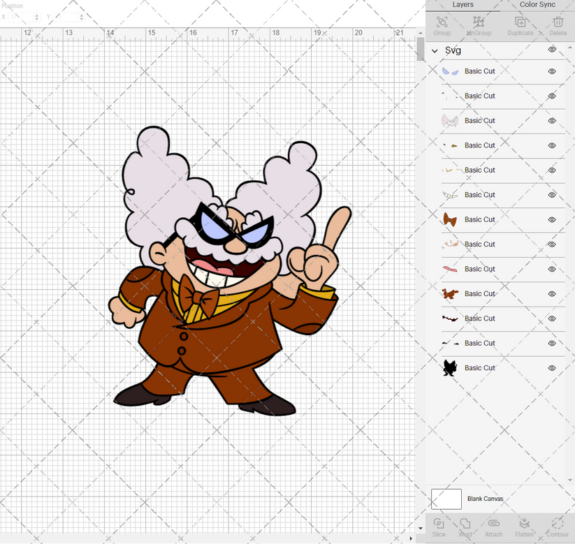 Tippy Tinkletrousers - Captain Underpants, Svg, Dxf, Eps, Png - SvgShopArt