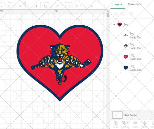 Florida Panthers Concept 1999 003, Svg, Dxf, Eps, Png - SvgShopArt