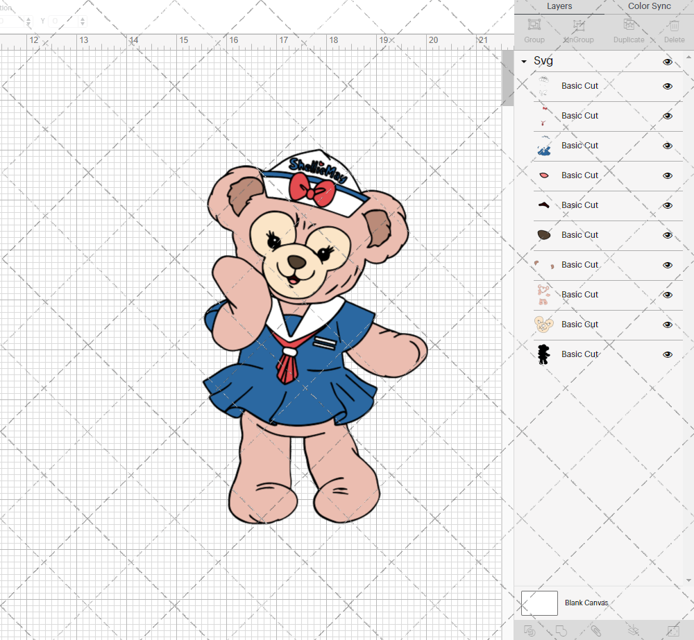 Shellie May - Duffy and Friends, Svg, Dxf, Eps, Png - SvgShopArt