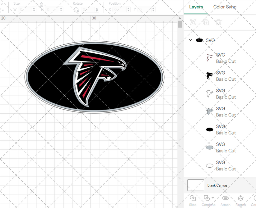 Atlanta Falcons Concept 2003 004, Svg, Dxf, Eps, Png - SvgShopArt