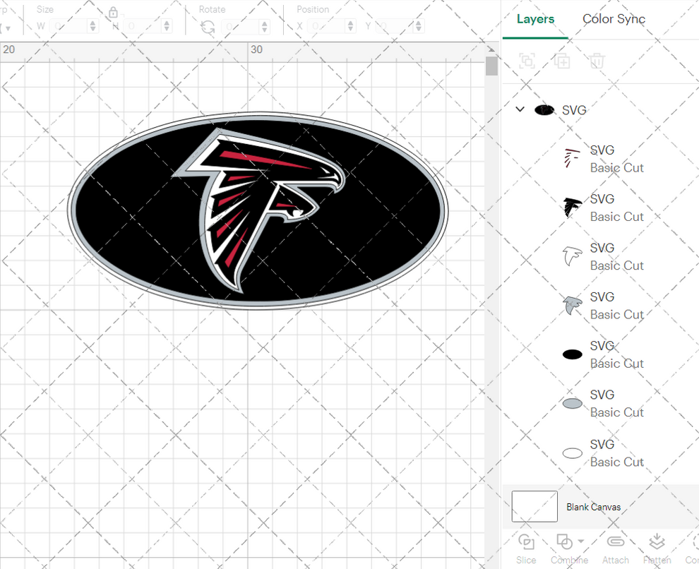 Atlanta Falcons Concept 2003 004, Svg, Dxf, Eps, Png - SvgShopArt