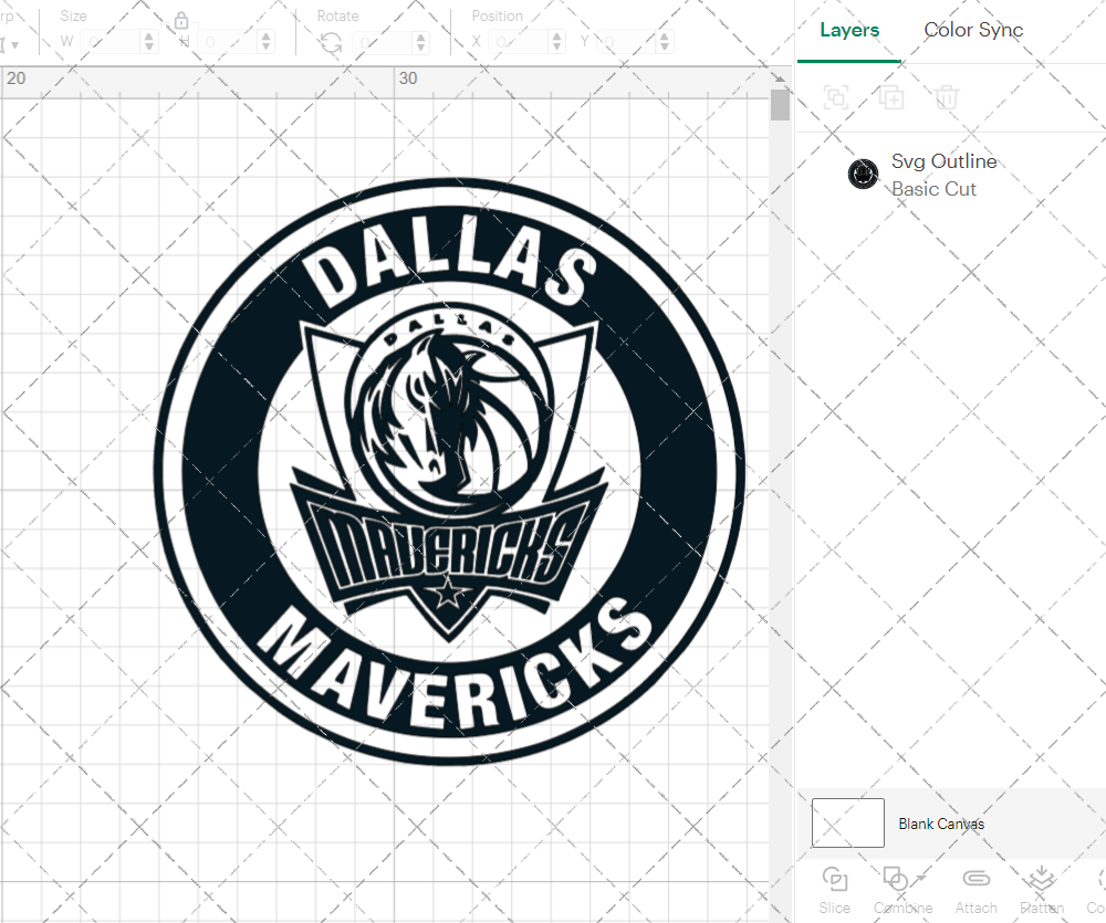 Dallas Mavericks Circle 2017 002, Svg, Dxf, Eps, Png - SvgShopArt