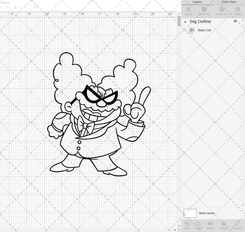 Tippy Tinkletrousers - Captain Underpants, Svg, Dxf, Eps, Png - SvgShopArt