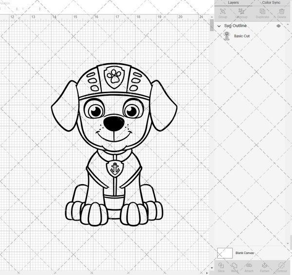 Zuma - Paw Patrol 003, Svg, Dxf, Eps, Png - SvgShopArt