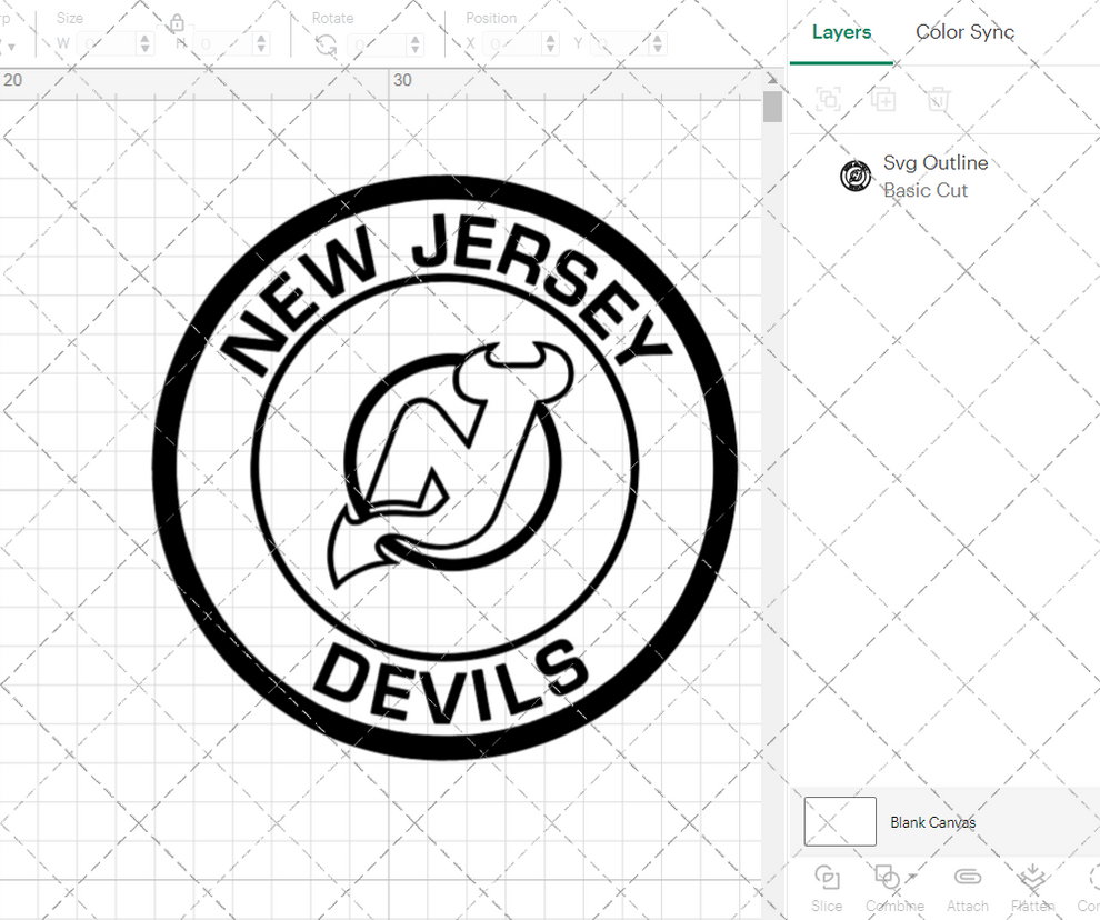 New Jersey Devils Circle 1999 002, Svg, Dxf, Eps, Png - SvgShopArt