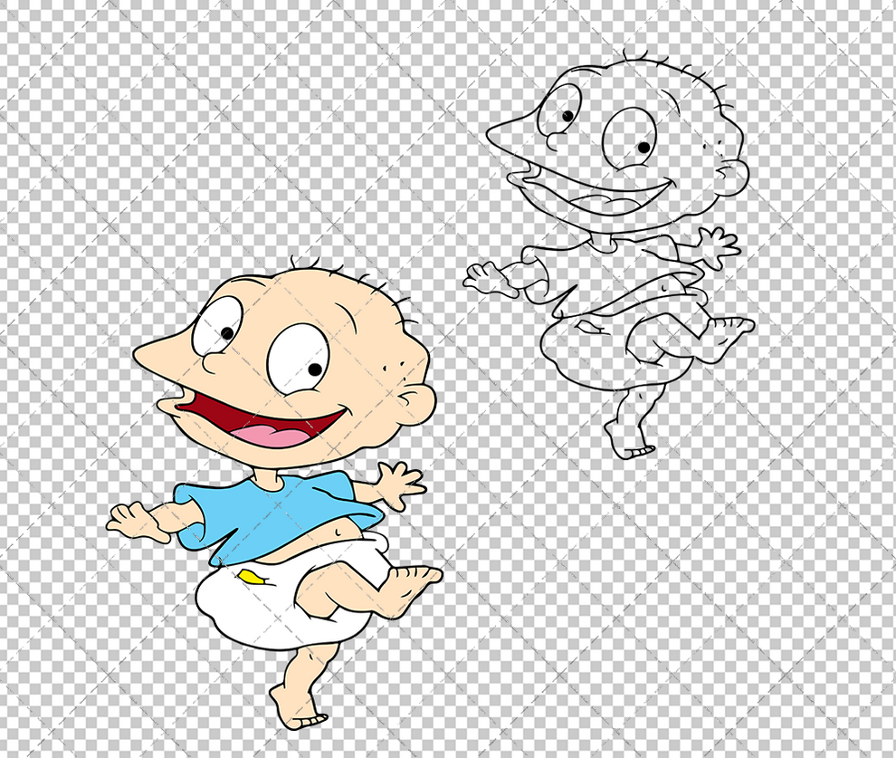 Tommy Pickles - Rugrats, Svg, Dxf, Eps, Png - SvgShopArt