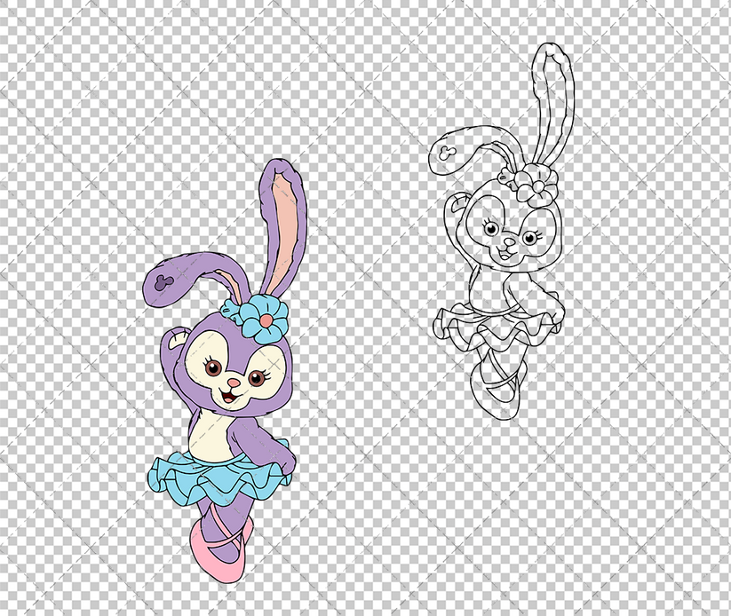 Stella Lou - Duffy and Friends, Svg, Dxf, Eps, Png - SvgShopArt