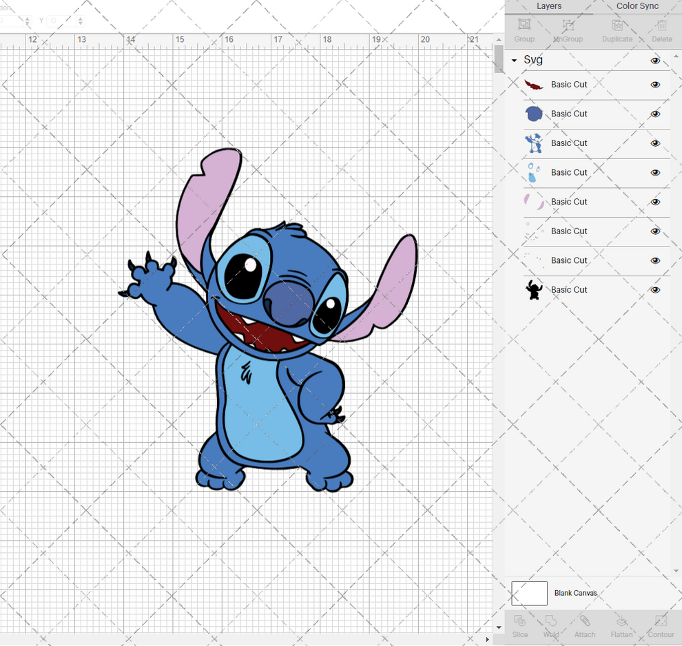 Stitch - Lilo and Stitch 006, Svg, Dxf, Eps, Png - SvgShopArt
