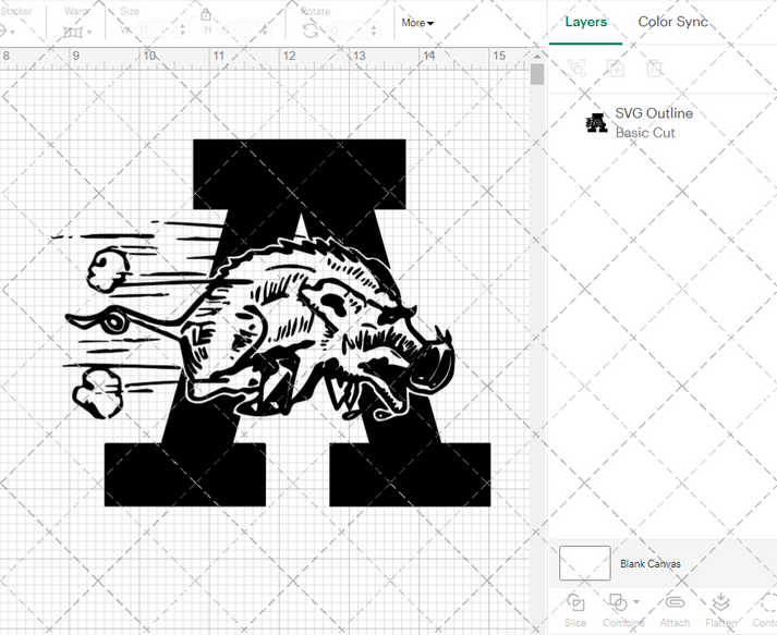 Arkansas Razorbacks Alternate 1938, Svg, Dxf, Eps, Png - SvgShopArt