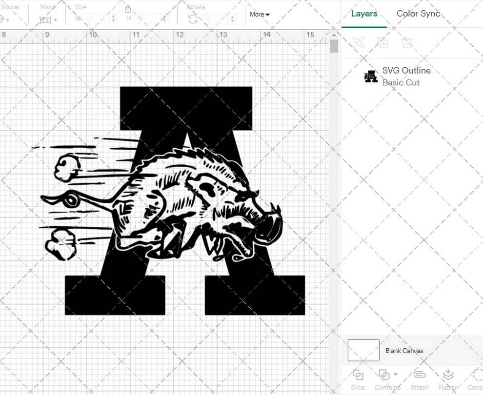 Arkansas Razorbacks Alternate 1938, Svg, Dxf, Eps, Png - SvgShopArt