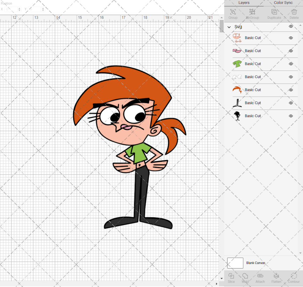 Vicky - The Fairly Odd Parents, Svg, Dxf, Eps, Png - SvgShopArt