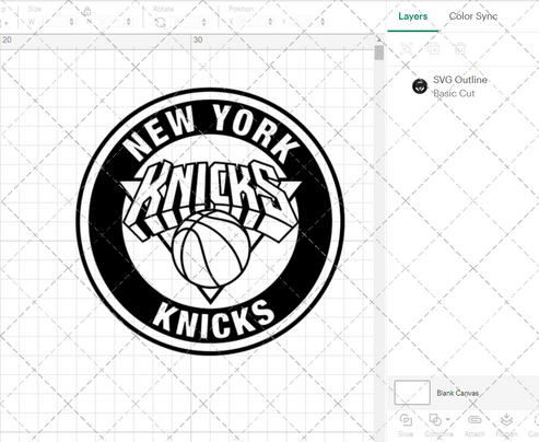 New York Knicks Circle 2011 003, Svg, Dxf, Eps, Png - SvgShopArt