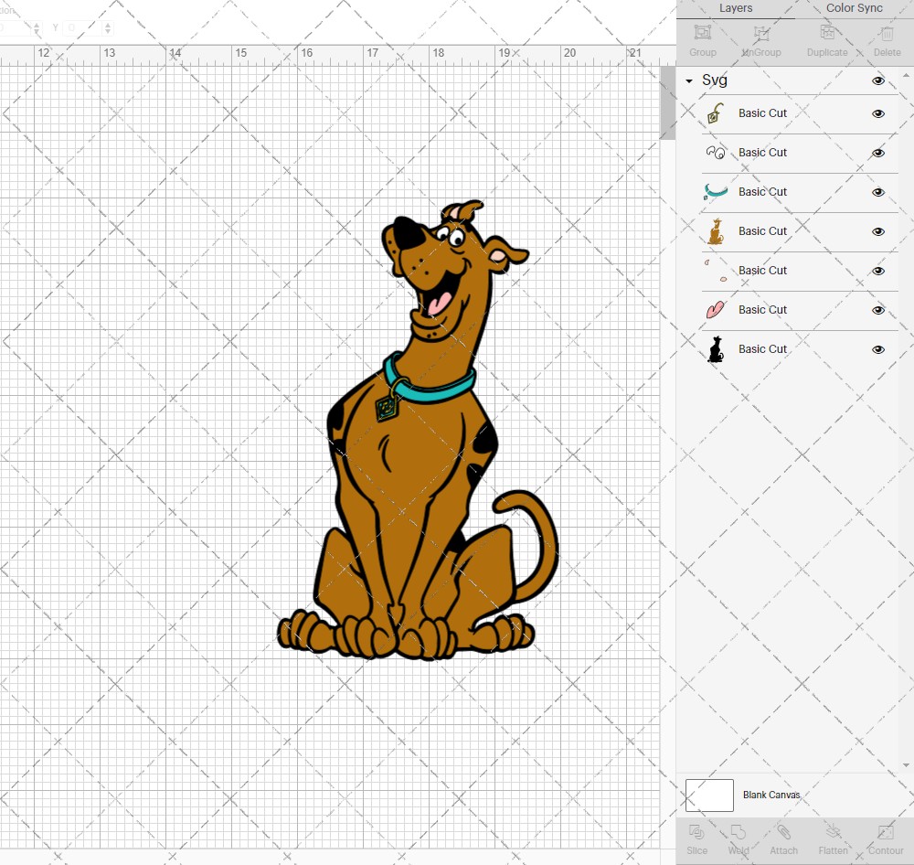 Scooby-Doo 003, Svg, Dxf, Eps, Png - SvgShopArt