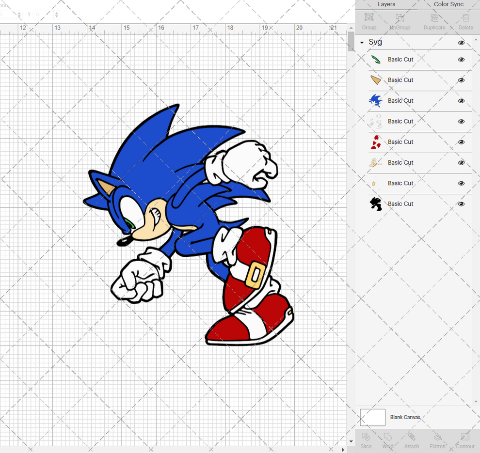 Sonic the Hedgehog 007, Svg, Dxf, Eps, Png - SvgShopArt