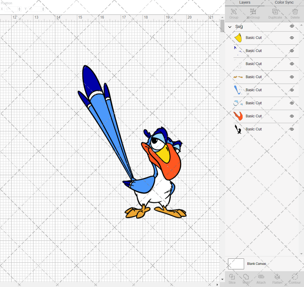 Zazu - The Lion King, Svg, Dxf, Eps, Png - SvgShopArt