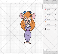 Gadget - Rescue Rangers, Svg, Dxf, Eps, Png - SvgShopArt