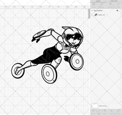 GoGo Tomago - Big Hero, Svg, Dxf, Eps, Png - SvgShopArt