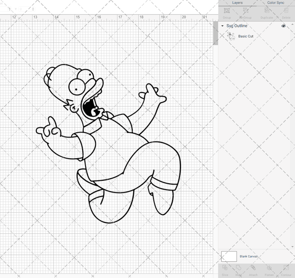 Gomer Simpson - The Simpsons, Svg, Dxf, Eps, Png - SvgShopArt