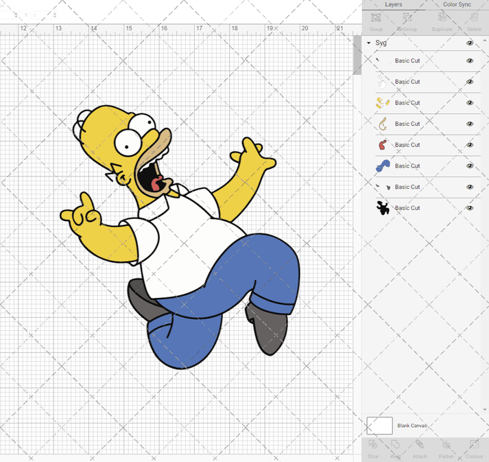 Gomer Simpson - The Simpsons, Svg, Dxf, Eps, Png - SvgShopArt
