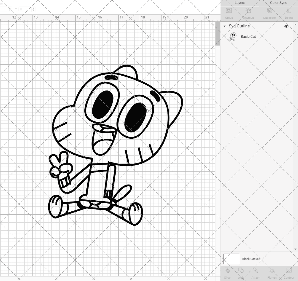 Gumball Watterson - The Amazing World of Gumball, Svg, Dxf, Eps, Png ...