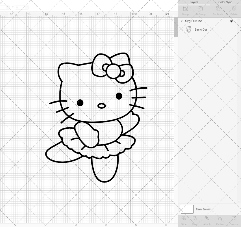 Hello Kitty - Sanrio, Svg, Dxf, Eps, Png - SvgShopArt