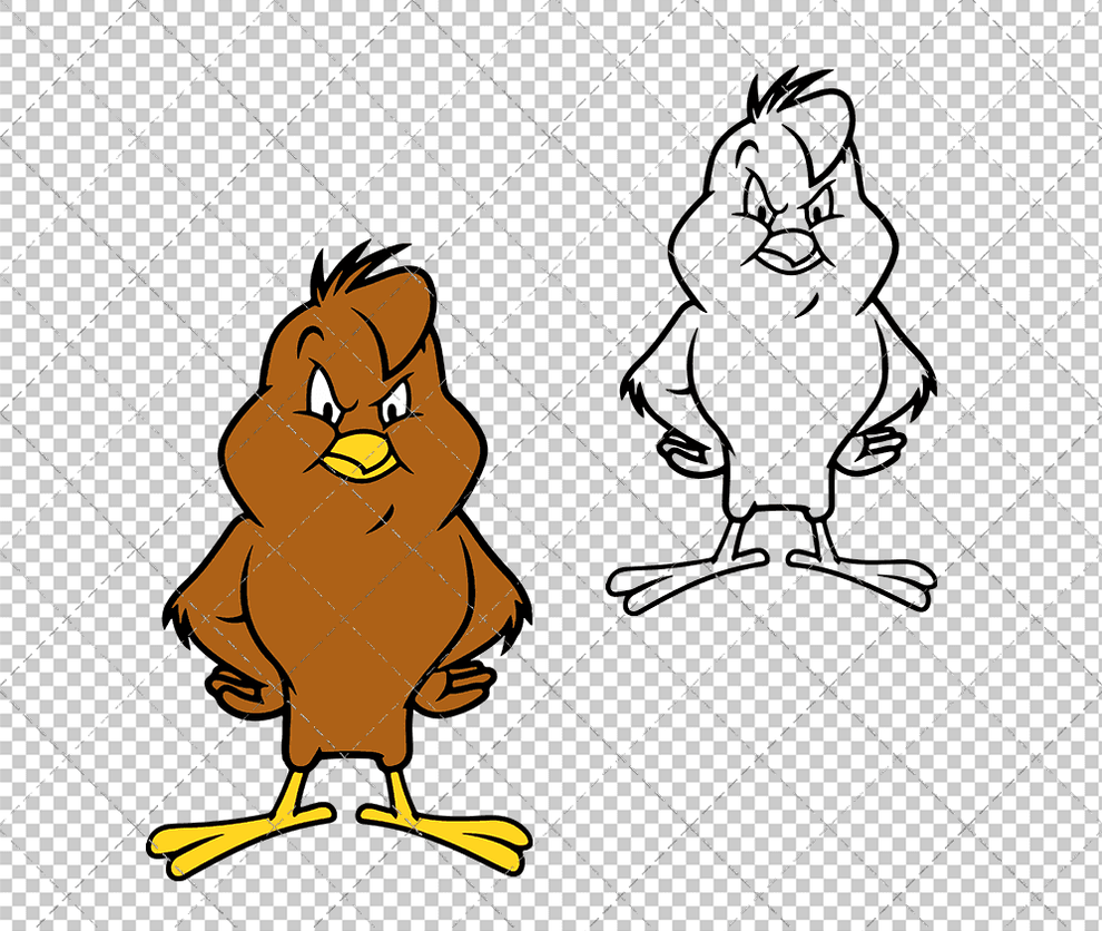 Henery Hawk - Looney Tunes, Svg, Dxf, Eps, Png - SvgShopArt