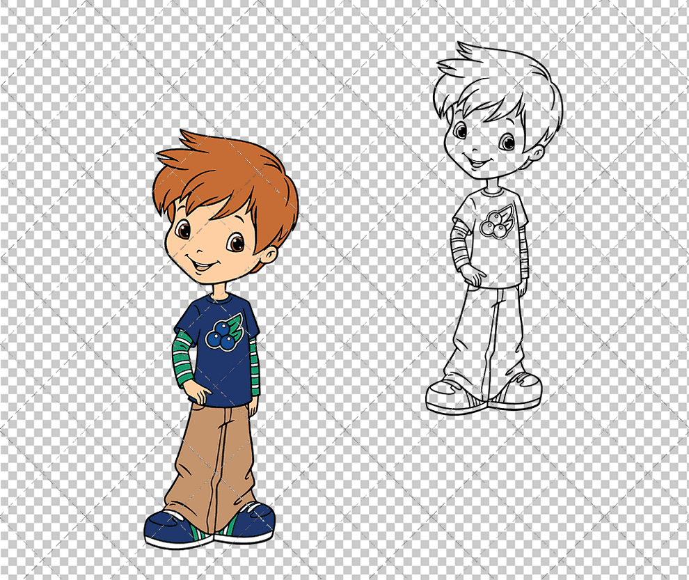 Huckleberry Pie - Strawberry Shortcake, Svg, Dxf, Eps, Png - SvgShopArt