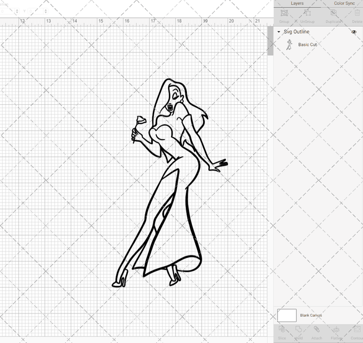 Jessica Rabbit - Who Framed Roger Rabbit, Svg, Dxf, Eps, Png - SvgShopArt