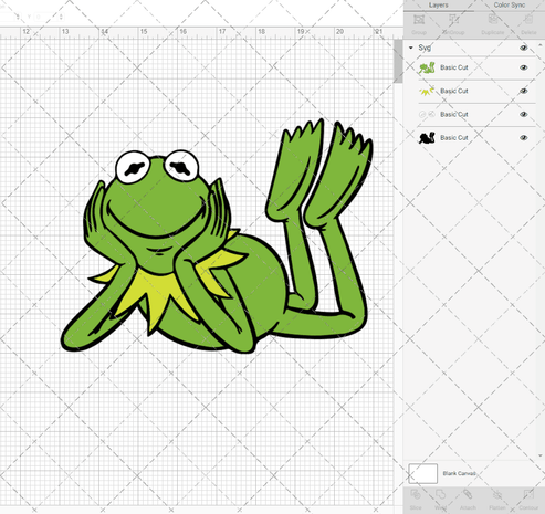 Kermit The Frog - The Muppets, Svg, Dxf, Eps, Png - SvgShopArt