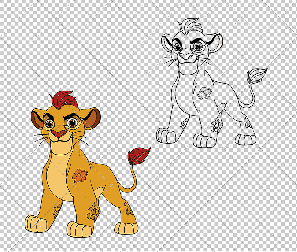 Kion - The Lion Guard, Svg, Dxf, Eps, Png - SvgShopArt