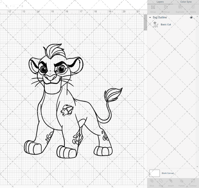 Kion - The Lion Guard, Svg, Dxf, Eps, Png - SvgShopArt