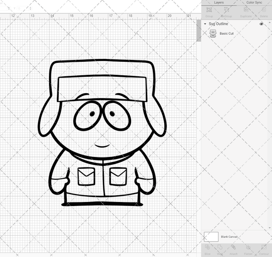 Kyle Broflovski - South Park, Svg, Dxf, Eps, Png - SvgShopArt