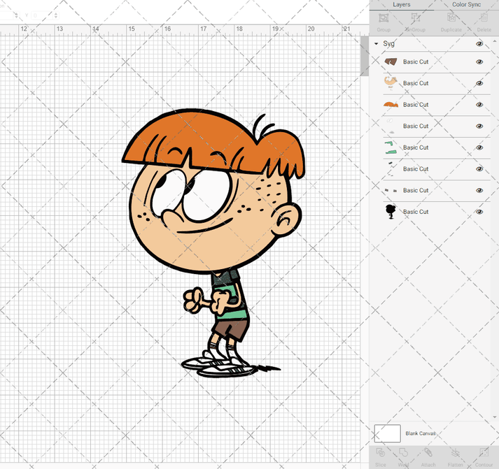 Liam - The Loud House, Svg, Dxf, Eps, Png - SvgShopArt