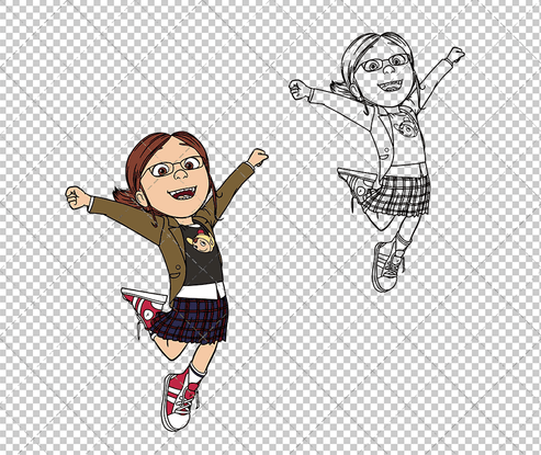 Margo - Despicable Me, Svg, Dxf, Eps, Png - SvgShopArt