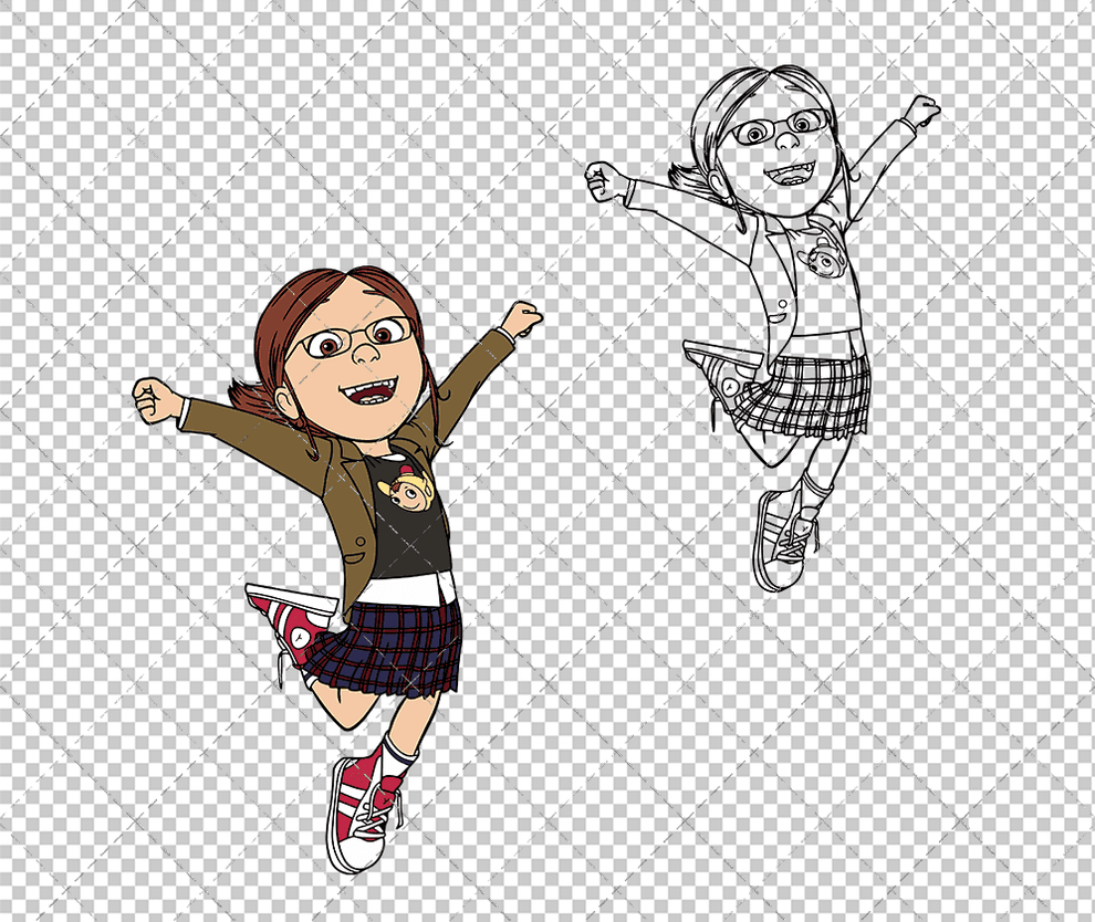 Margo - Despicable Me, Svg, Dxf, Eps, Png - SvgShopArt