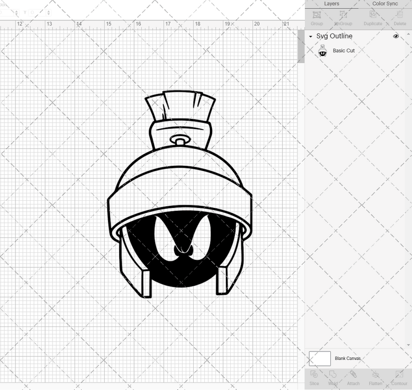 Marvin The Martian - Looney Tunes 004, Svg, Dxf, Eps, Png - SvgShopArt