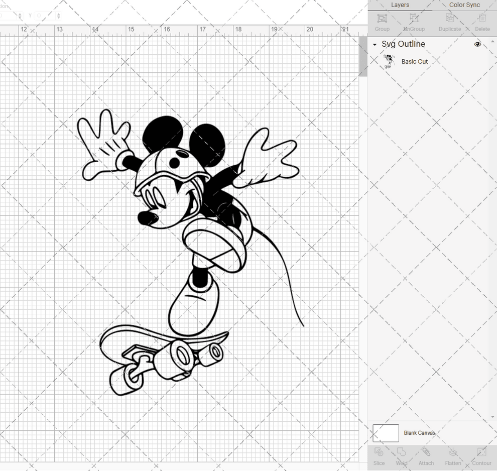 Mickey Mouse 003, Svg, Dxf, Eps, Png - SvgShopArt