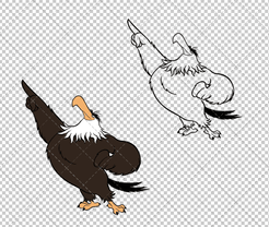 Mighty Eagle - The Angry Birds, Svg, Dxf, Eps, Png - SvgShopArt