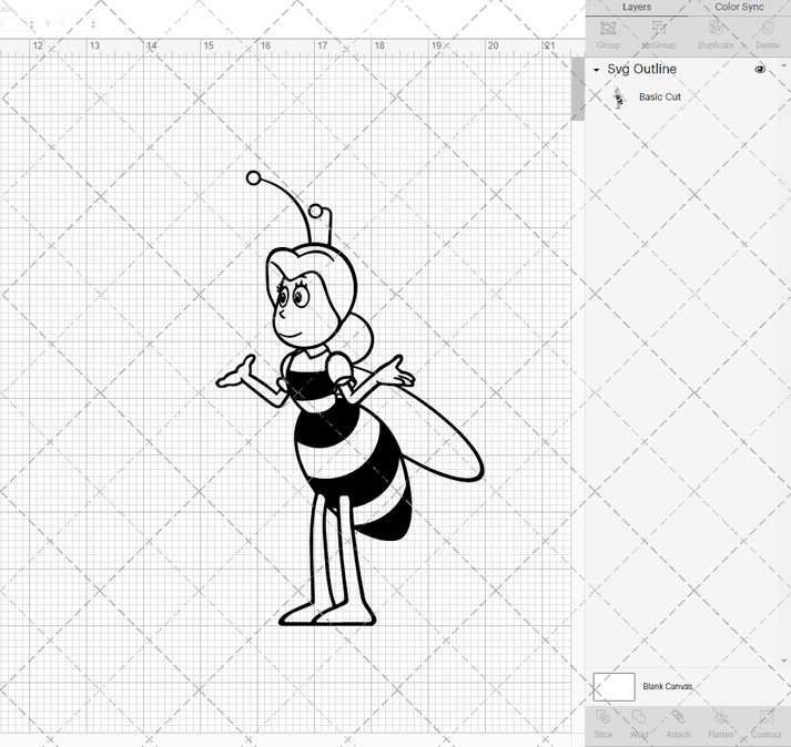Miss Cassandra - Maya the Bee, Svg, Dxf, Eps, Png - SvgShopArt