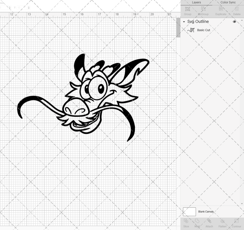 Mushu - Mulan 002, Svg, Dxf, Eps, Png - SvgShopArt