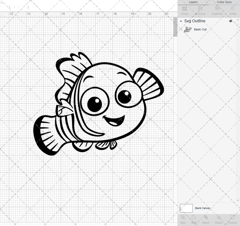 Nemo - Finding Nemo 002, Svg, Dxf, Eps, Png - SvgShopArt