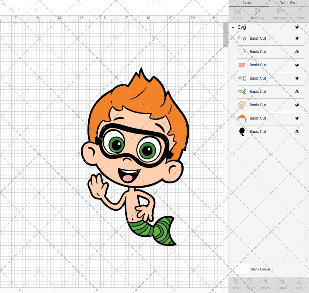 Nonny - Bubble Guppies, Svg, Dxf, Eps, Png - SvgShopArt