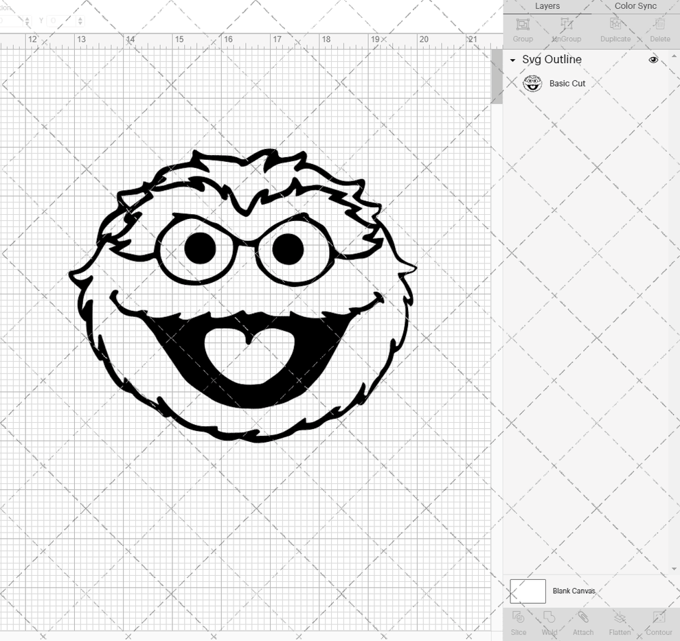 Oscar the Grouch - Sesame Street, Svg, Dxf, Eps, Png - SvgShopArt